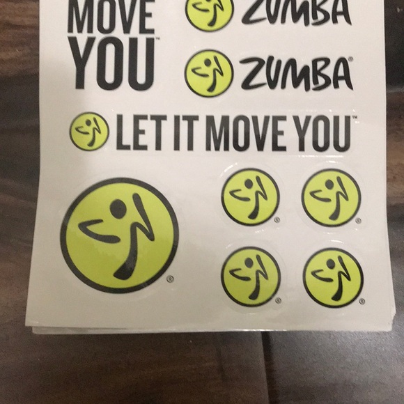 Zumba Fitness | Accessories | 5 Pk Zumba Sticker | Poshmark